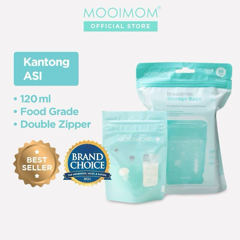 Mooimom BREASTMILK STORAGE 120ML 30PCS MOOIMOM Breast Milk Bags ...