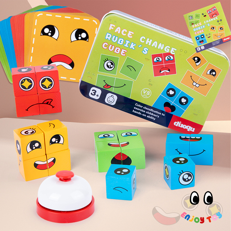 KAYU Face Changing Rubik'S Cube Toys Stacking Facial Expression Agility ...