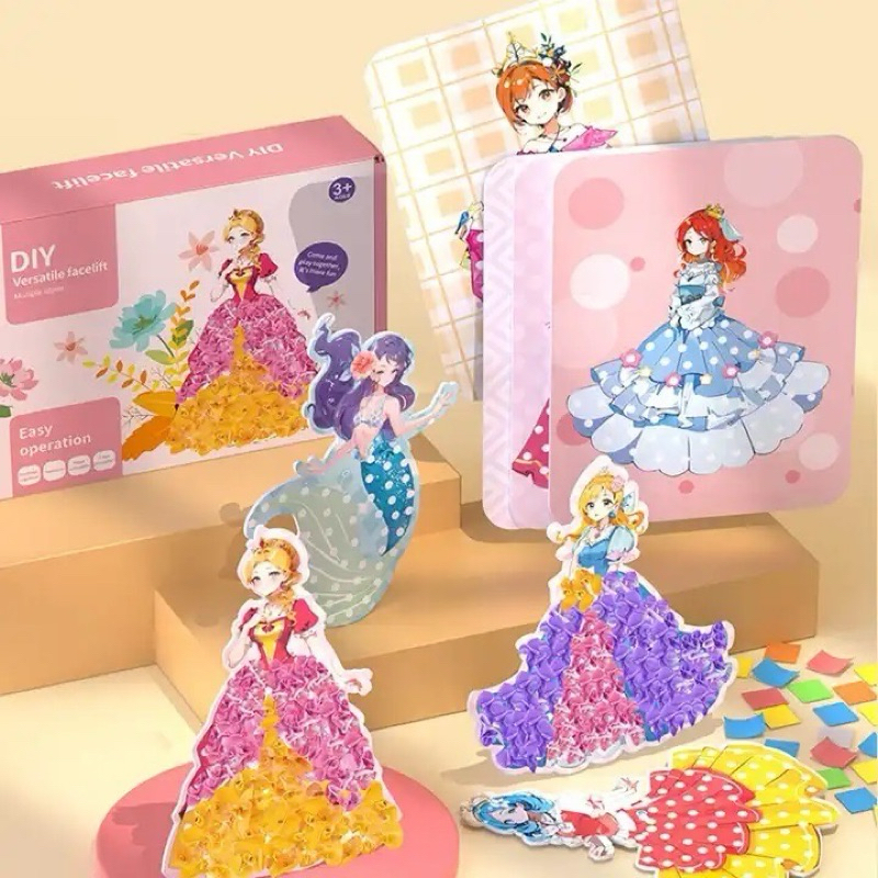 Diy ACTIVITY BOOK PRINCESS DESIGN Educational ACTIVITY | Shopee Malaysia