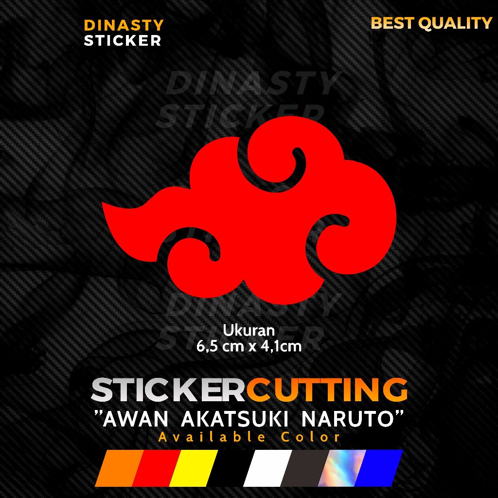 Akatsuki NARUTO Cloud CUTTING STICKER | Shopee Malaysia