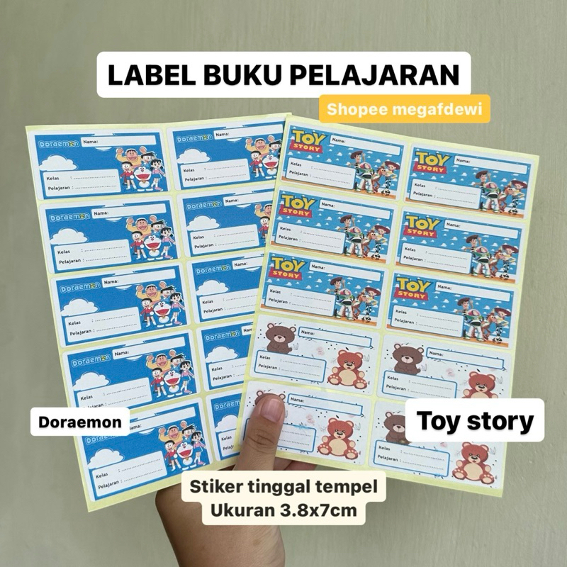 Student TEXTBOOK LABEL contains 20 STICKER LABELS | Shopee Malaysia