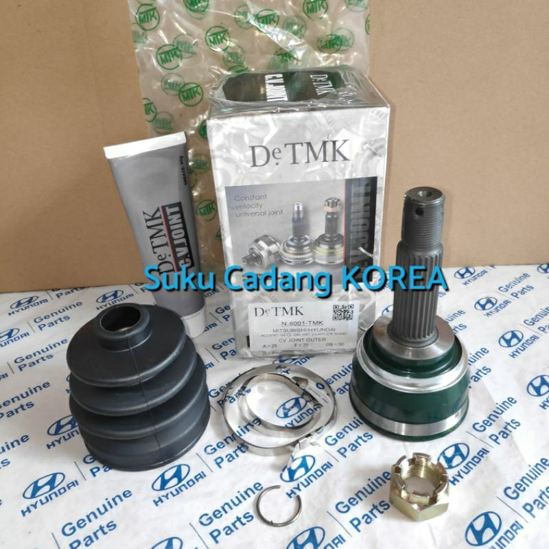 Cv Joint Axle Outer Coupling Hyundai Accent Verna Avega CV Join Kokel ...