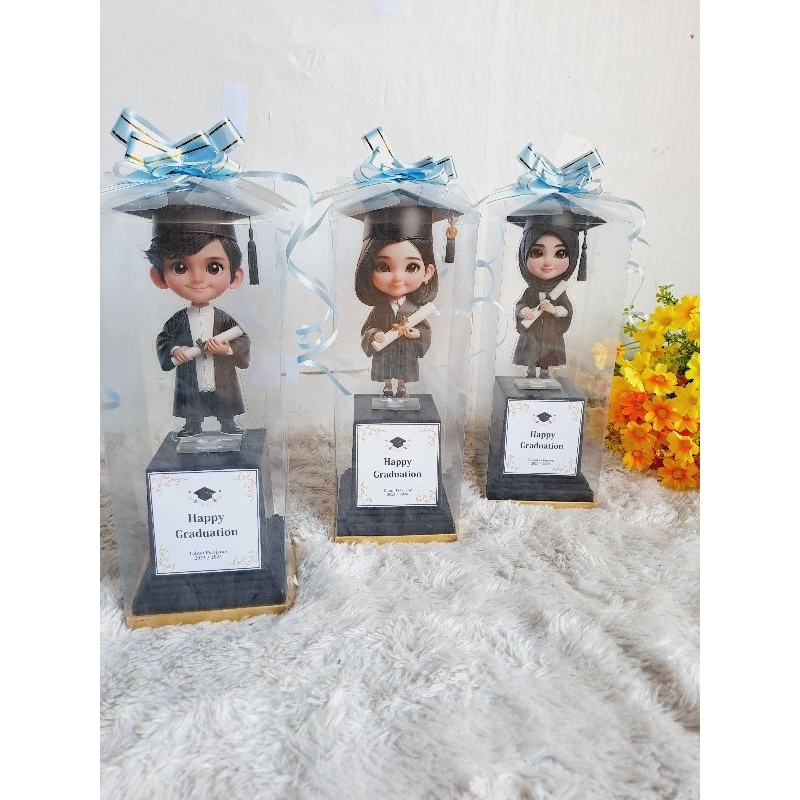 Graduation acrylic cup plus mica graduation acrylic cup | Shopee Malaysia