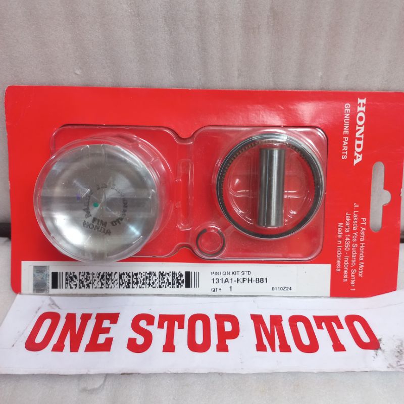 PISTON KIT HONDA SUPRA X 125 KARISMA AHM Original Original HONDA KPH ...