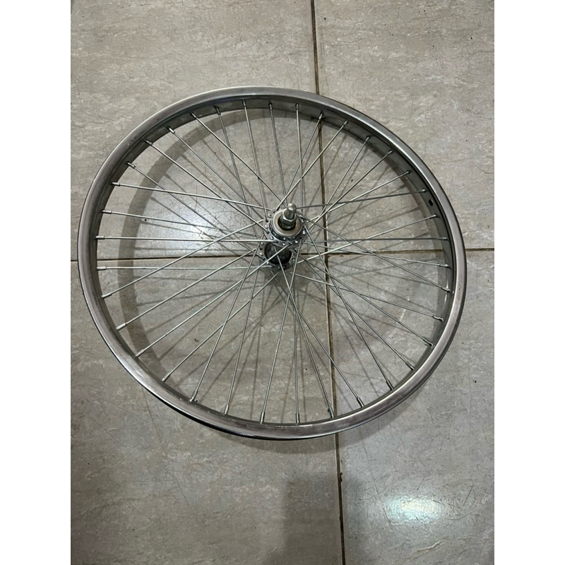 Iron BIKE WHEELS/RIMS SIZE 20 INCH FRONT OR REAR READY TO USE | Shopee ...
