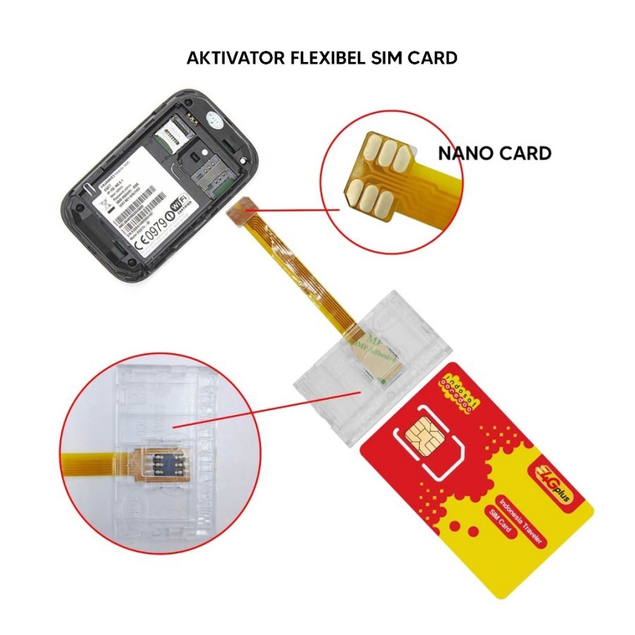 Jg SHOP ACTIVATOR FLEXIBEL NANO SIMCARD ACTIVATOR WIHUA SIM CARD CHIP ...