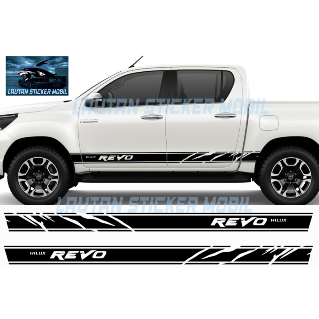 Cutting sticker toyota hilux revo sticker list Side Car hilux | Shopee ...