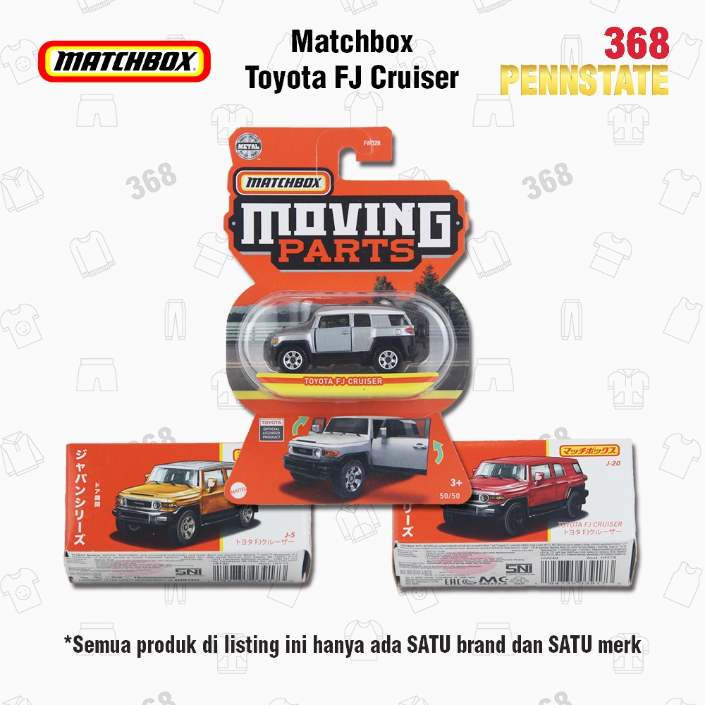 Matchbox Original Diecast Toyota FJ Cruiser Real Car Model | Shopee ...