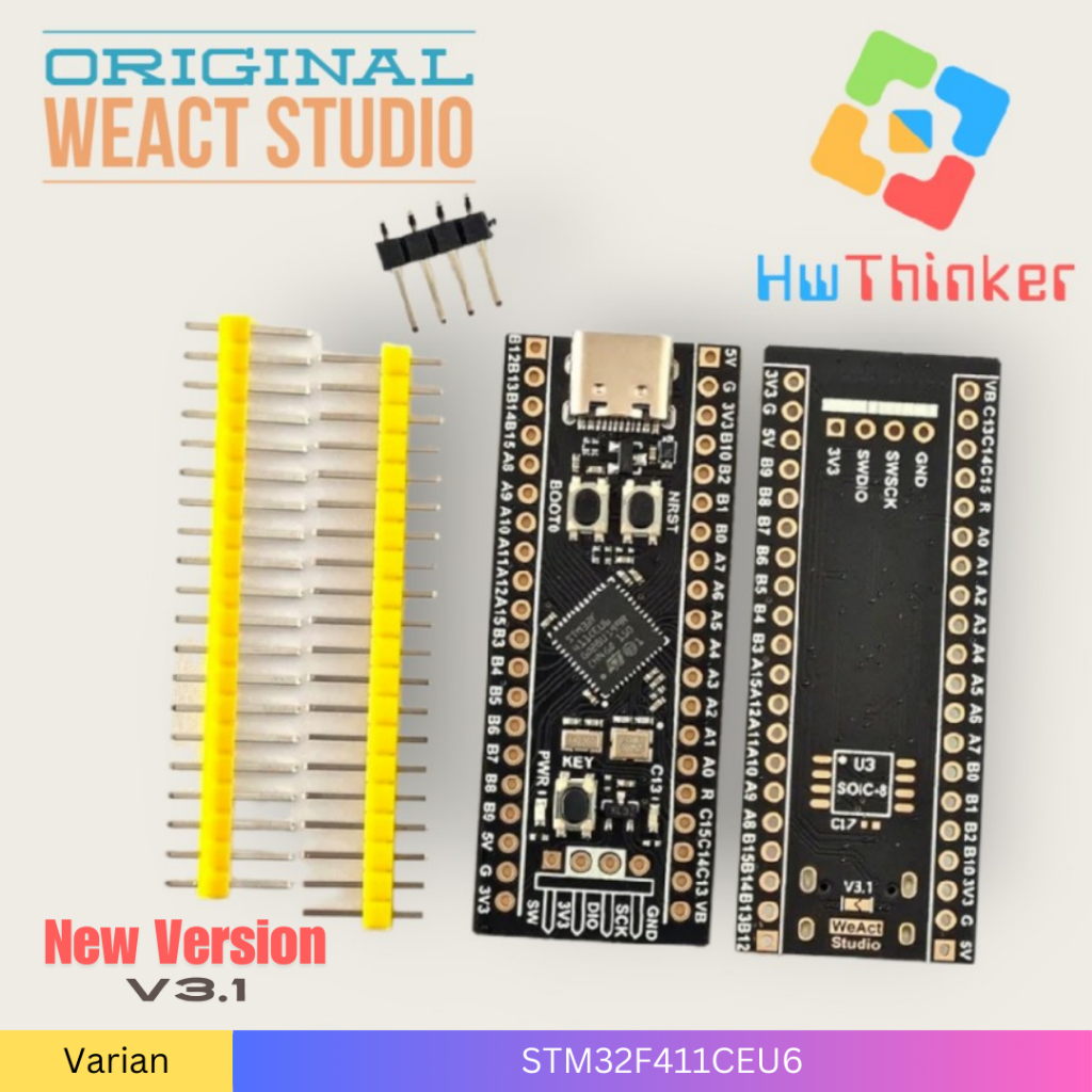 WeAt STM32 STM32 STM32F4 STM32F411CEU6 F411 ARM Cortex M4 Blackpill V3 ...