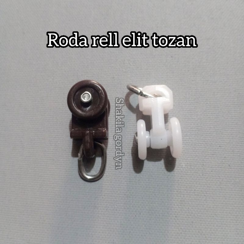 Tozan elite curtain rail wheels/ elite curtain wheels | Shopee Malaysia