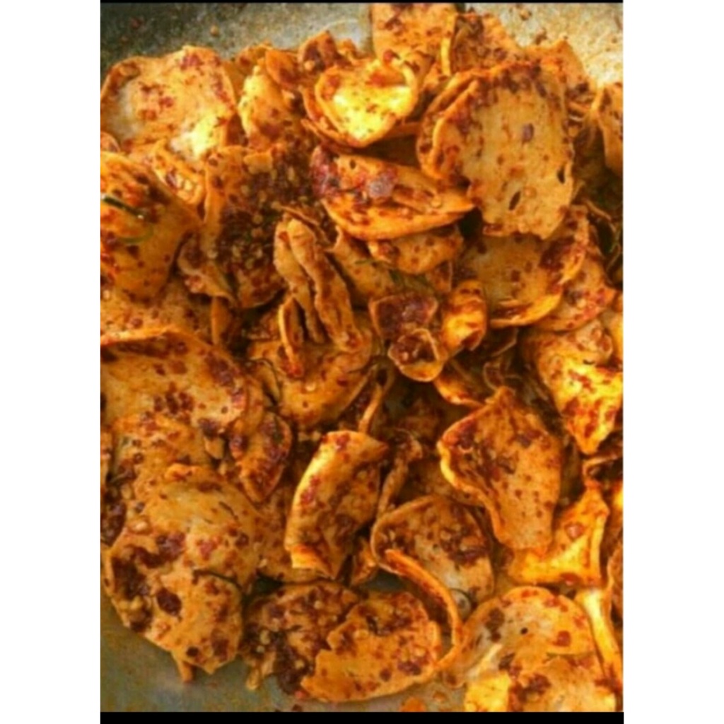 Basreng coin 1kg with spicy and original orange leaf extract | Shopee ...