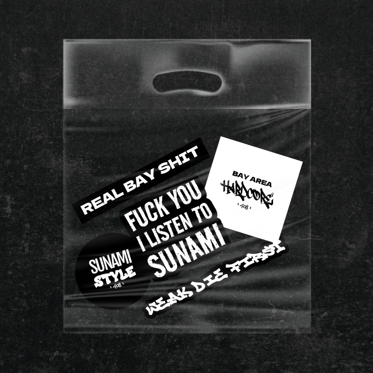 Sunami Hardcore Quotes Waterproof Vinyl Song Lyrics Band Stickers ...