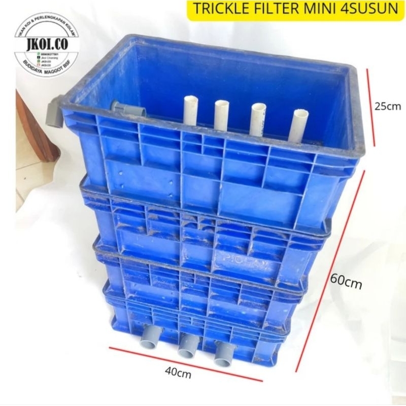 Trickle filter BOX 4 SUSUN MINI POOL (Without filter media) | Shopee ...