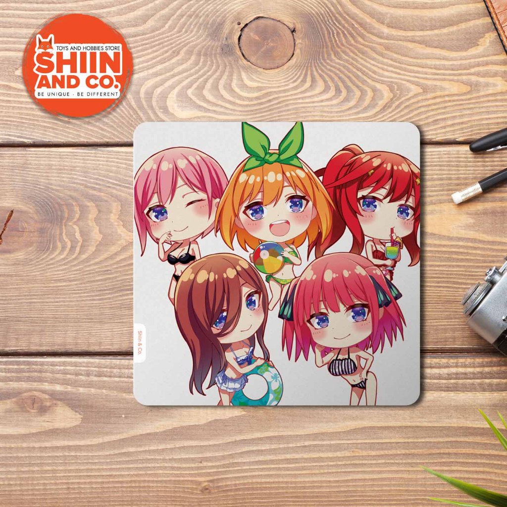 Mousepad 20x20 cm Anime Theme Go Toubun No Hanayome chibi | Shopee Malaysia