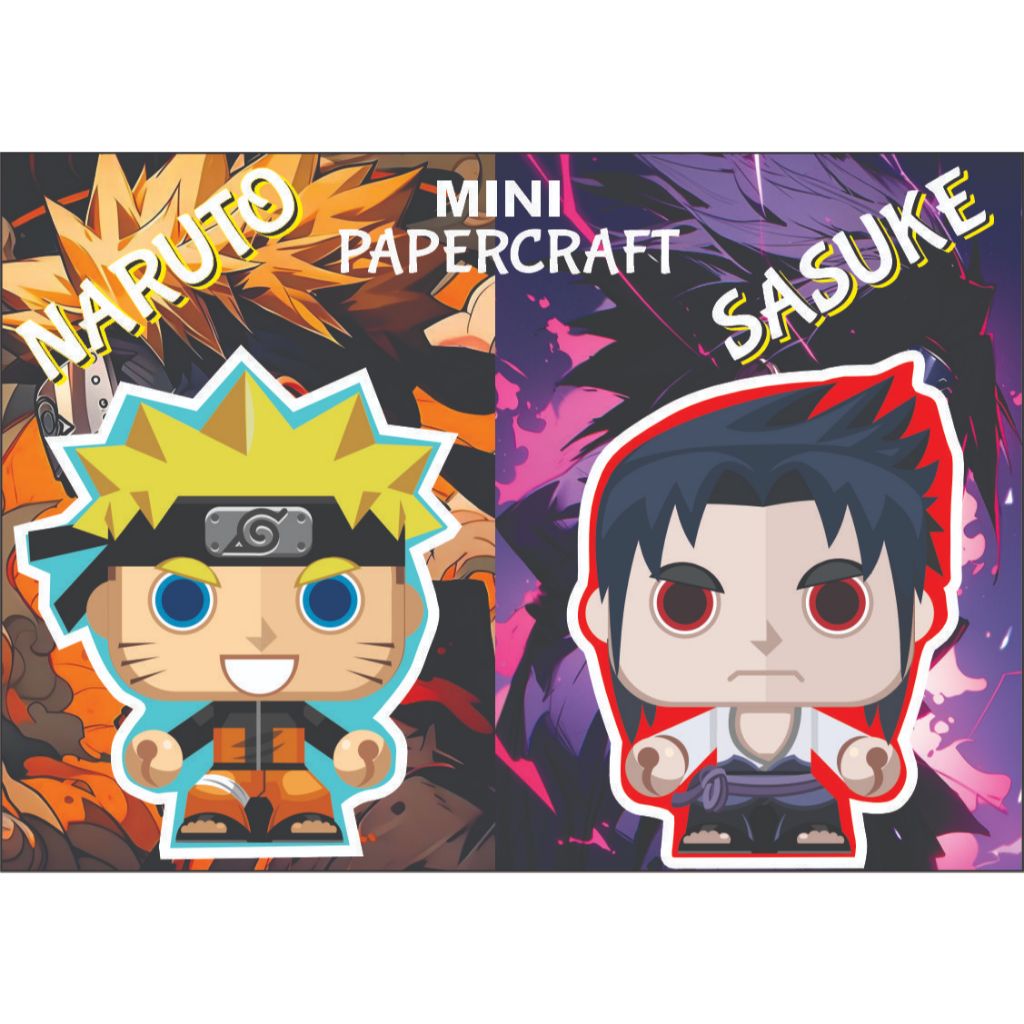 Mini PAPERCRAFT NARUTO EDITION CHILDREN'S EDUCATIONAL TOY | Shopee Malaysia