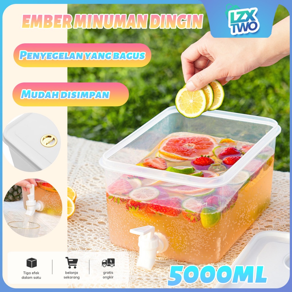 3.5 liter Portable Juice Dispenser Multi-Purpose Juice Drinking Water ...