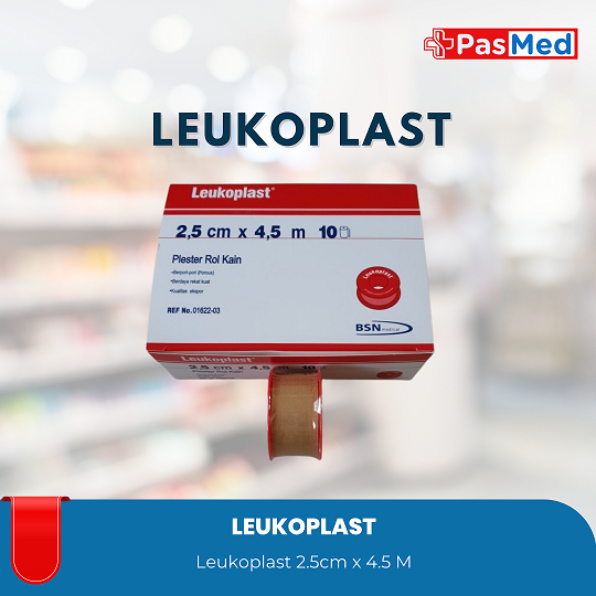 Pasmed | Leukoplast 2,5 cm x 1 m (01562-04) (1 Roll) | Shopee Malaysia
