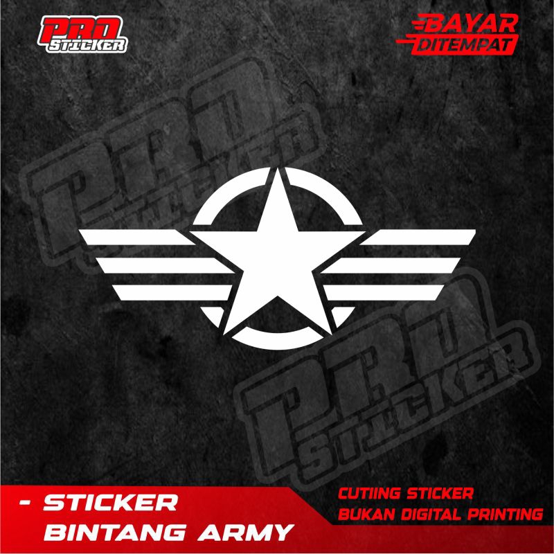 Army Star sticker cutting sticker army Star logo | Shopee Malaysia