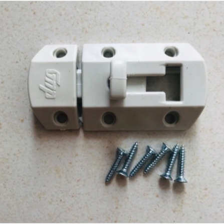 Gmp 2'' PVC Door Latch Latch / PVC Tulak / 2 inch WC Toilet Bathroom ...