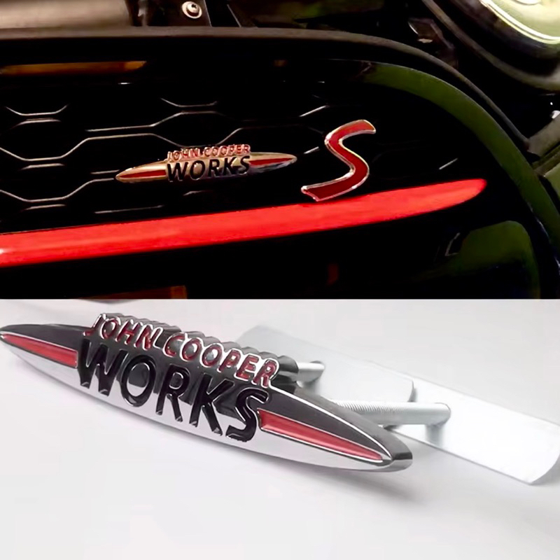 FENDER John cooper Works JCW Emblem for Grill, trunk and Mini cooper ...