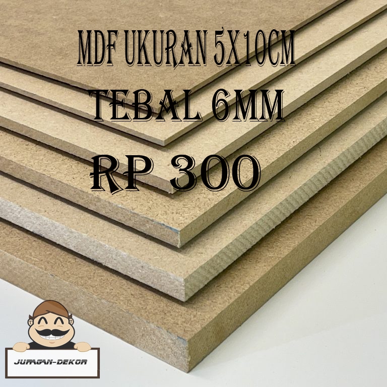 Mdf Board 6mm Thick Size 5x10 cm | Shopee Malaysia
