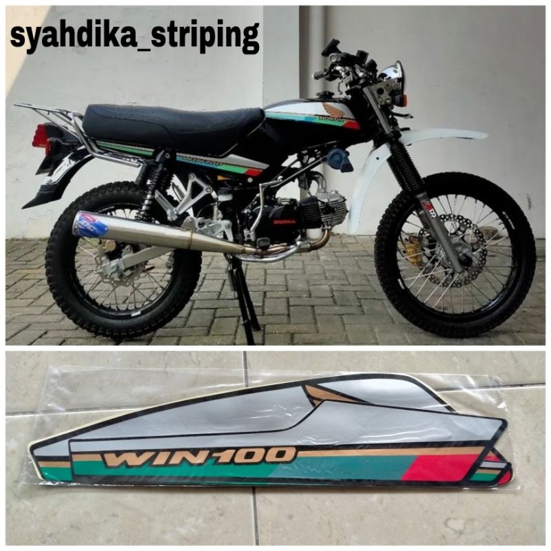HONDA WIN 100 ITALY BODY LIS STRIPING STICKER | Shopee Malaysia