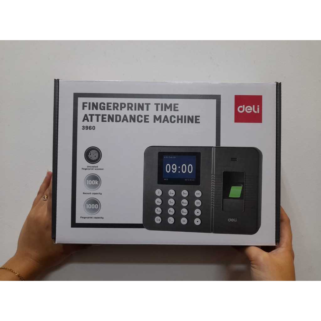 MESIN Deli Fingerprint Attendance Machine e3960 - Finger print | Shopee ...