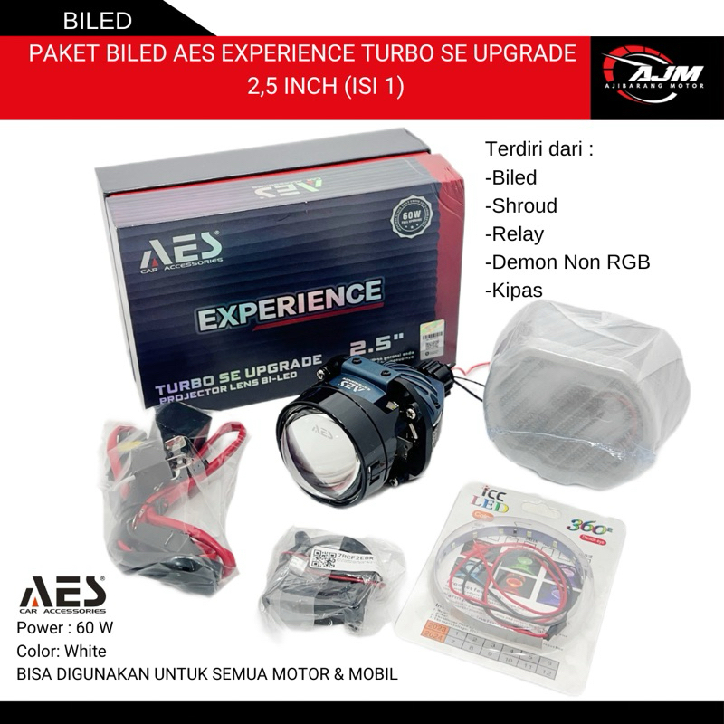 Biled AES TURBO SE EXPERIENCE PACKAGE 2,5 INCH | Shopee Malaysia