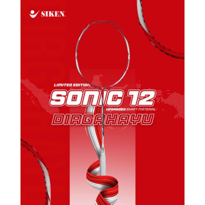 PUTIH MERAH Siken Sonic 12 Red and White Limited edition | Shopee Malaysia