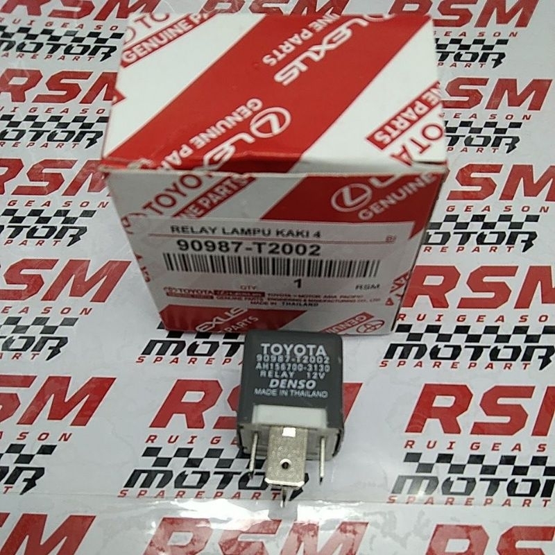 Relay LIGHT 12 VOLT FOOT 4 TOYOTA INNOVA INOVA AVANZA FORTUNER HILUX ...