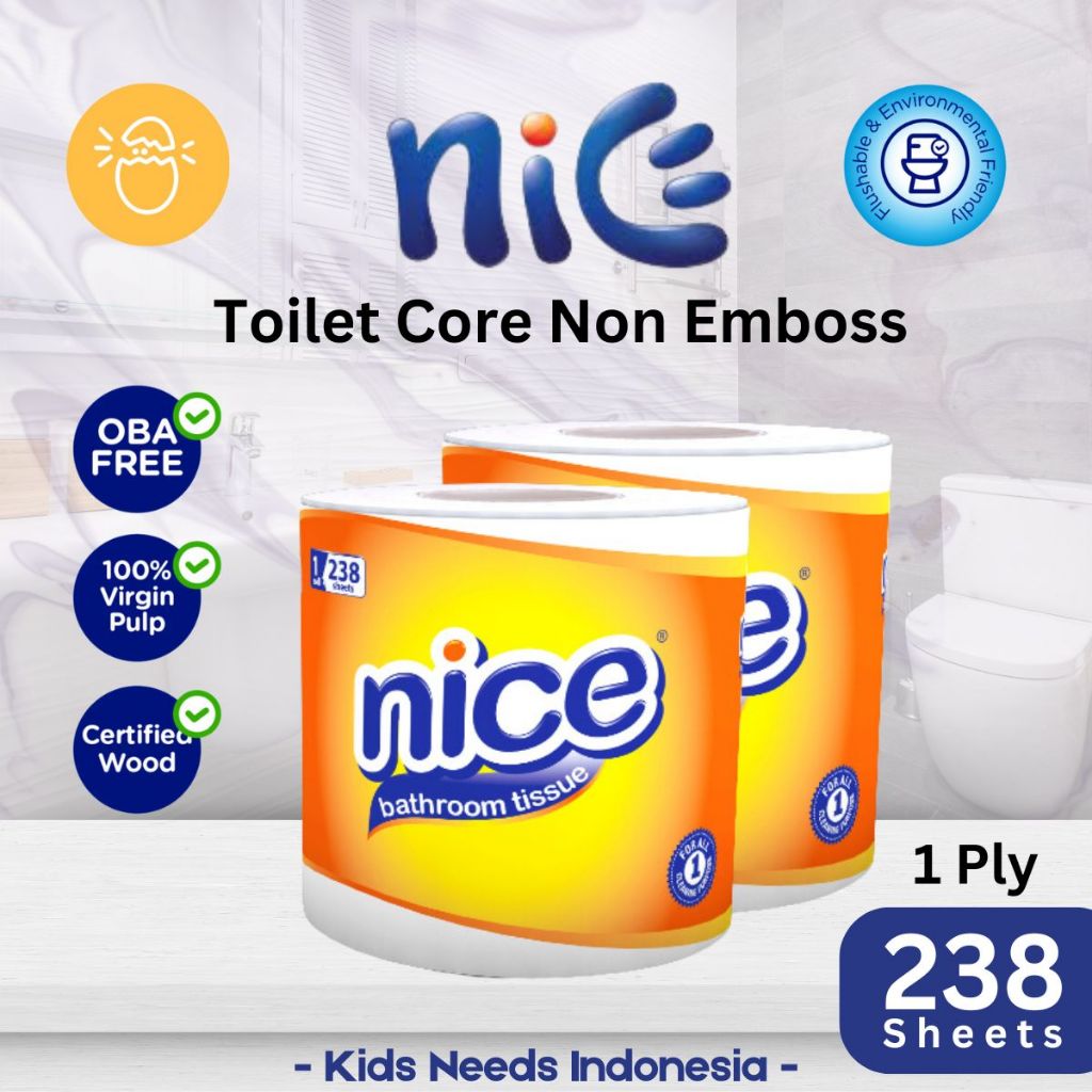 Nice Tissue Roll Toilet 2Ply 238 Sheets | Shopee Malaysia