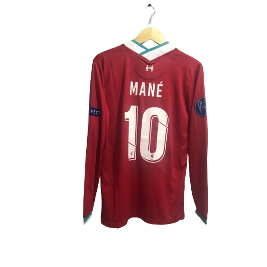 Jersey Home Long Sleeve Full Patch Sadio Mane 10 | Shopee Malaysia
