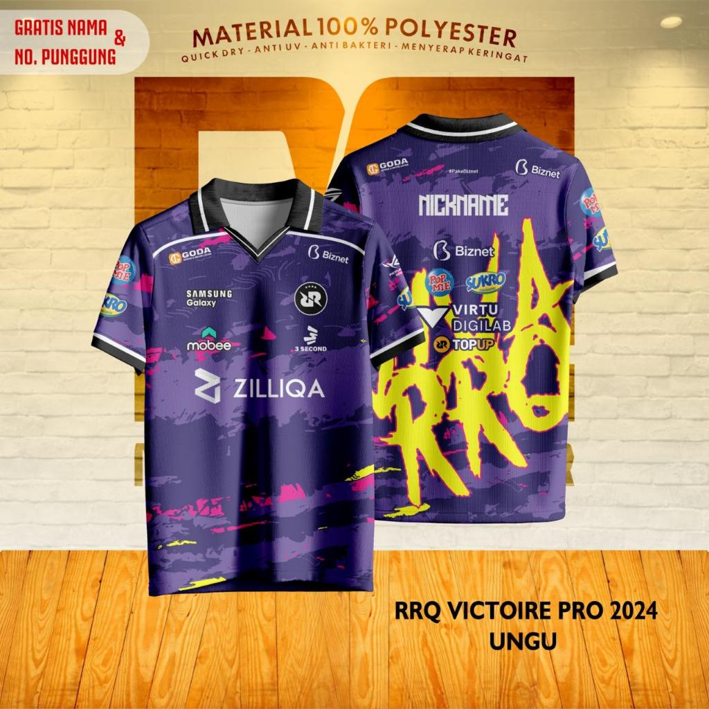 UNGU Jersey T-Shirt Tops Supporters Of The Purple VICTOIRE PRO 2024 ...