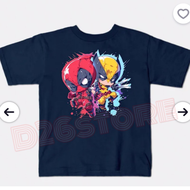 Deadpool Wolverine Chibi Team up superhero Marvel Deadpool 3 Deadpool ...