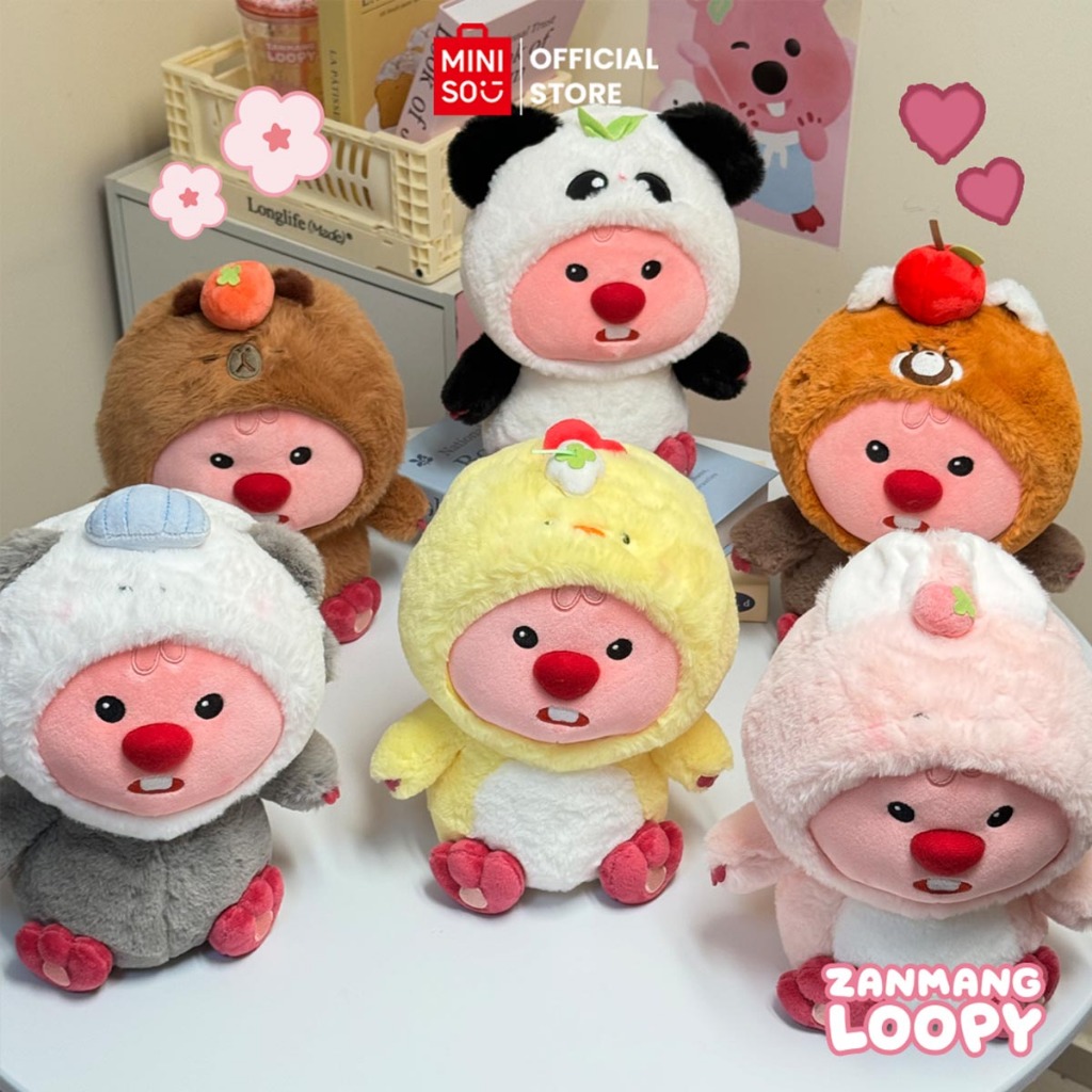Miniso x ZANMANG Loopy Collection Plush Toy 10in Plush Toy. Cute and ...