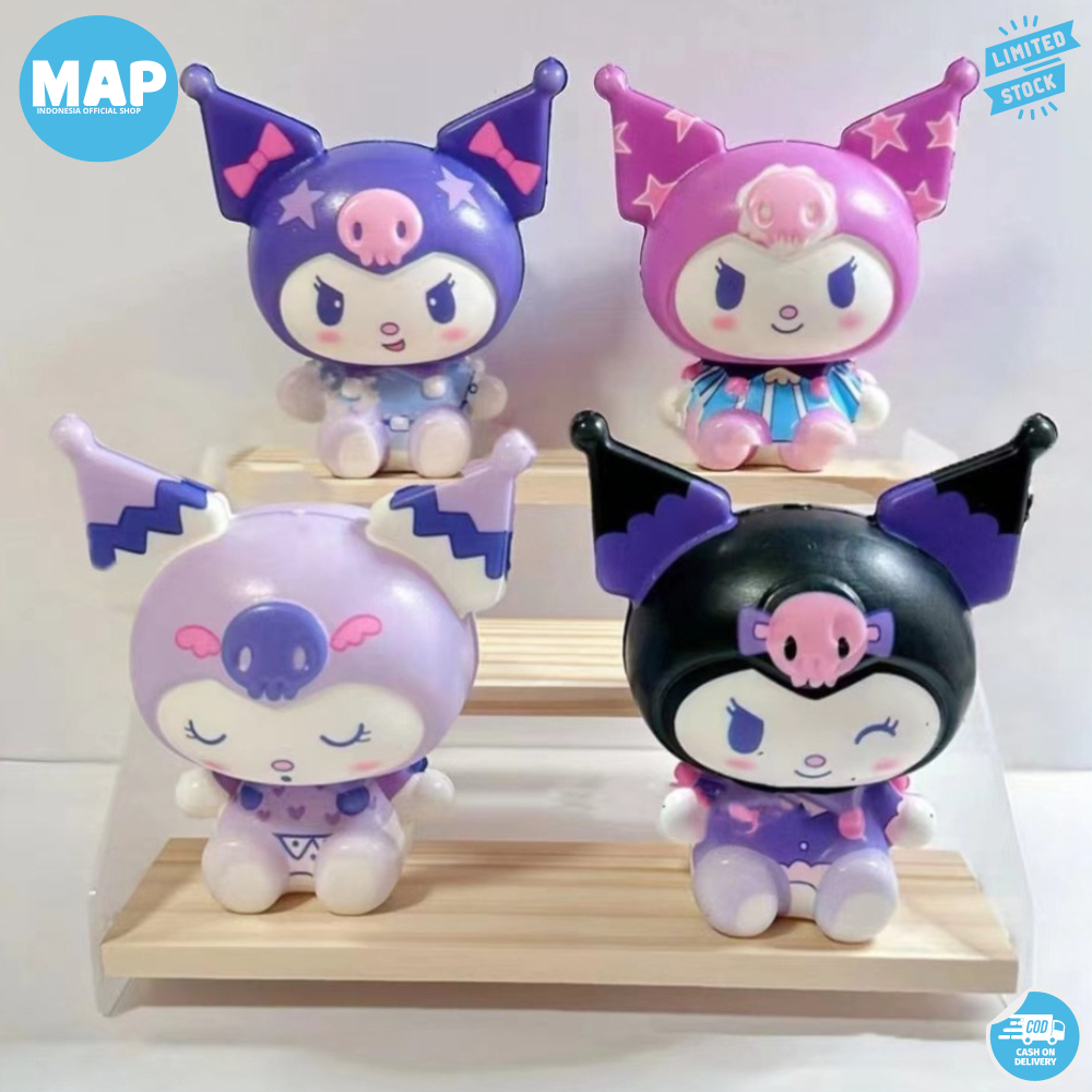 Sanrio Slow Squishy Toy MAP Kuromi Squisi Character Push Cute Kids Gift ...