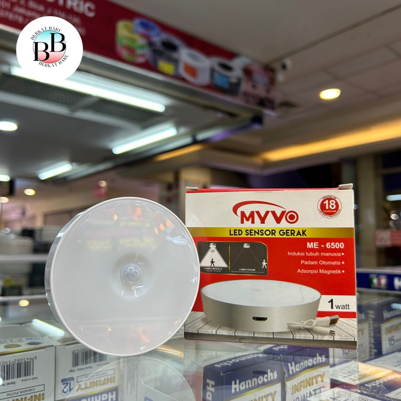 CAHAYA Myvo Motion Sensor LED Light 1 Watt (White Light) | Shopee Malaysia