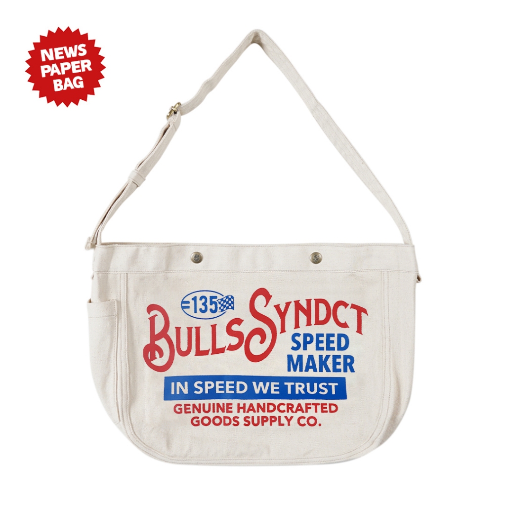 Bulls SYNDICATE Newspaper Bag Juarez Off White | Shopee Malaysia