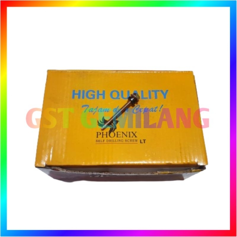 Sds Zinc Bolts 12x50 Contents 300 PHOENIX SELF DRILLING SCREWS | Shopee ...