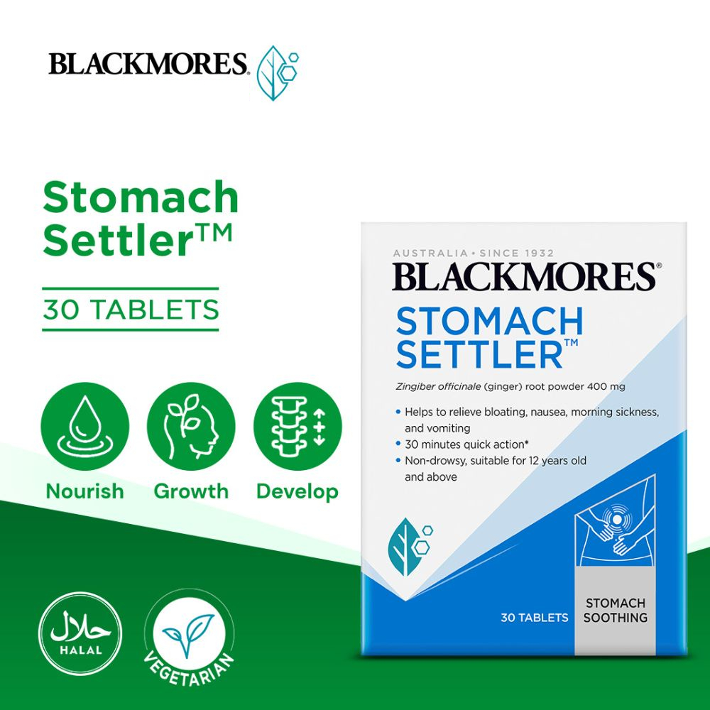 Blackmores Stomach Settler Tablets 30 Tablets | Shopee Malaysia