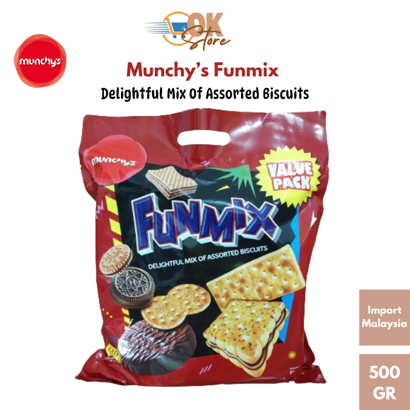 Mchy's Funmix Delightful Mix Of Assorted Biscuits 500GR Contains 17 Pcs ...