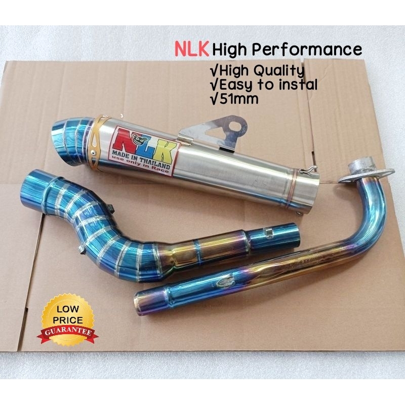 Nlk pipe Conical Canister 1set Big elbow for Fury Xrm 110 Wave RS 100 ...
