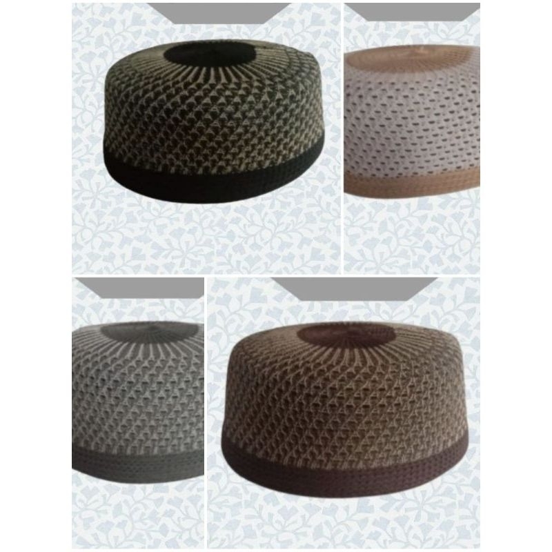 TAFBABY - Oval Knitted Cap, Songkok, Kopiah, Kopyah Hajj and Umrah ...