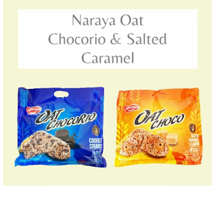 Naraya Oat Chocorio & Salted Caramel - 320g (8g x 40pcs) | Shopee Malaysia