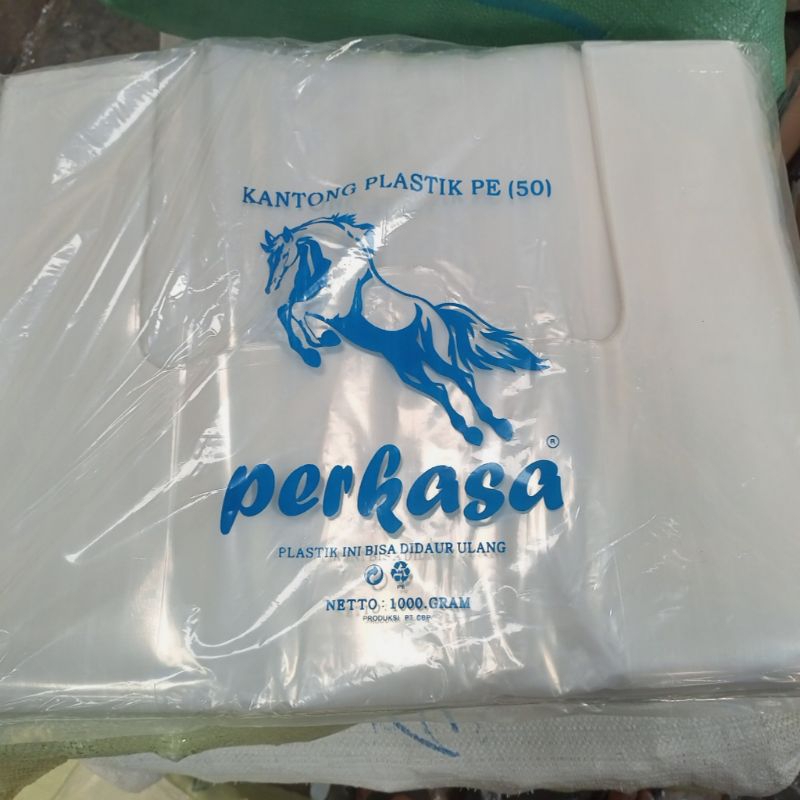 Jumbo Clear PE Plastic Bags Cap Kuda Perkasa Size 50 (1 Pack Contains 1 ...