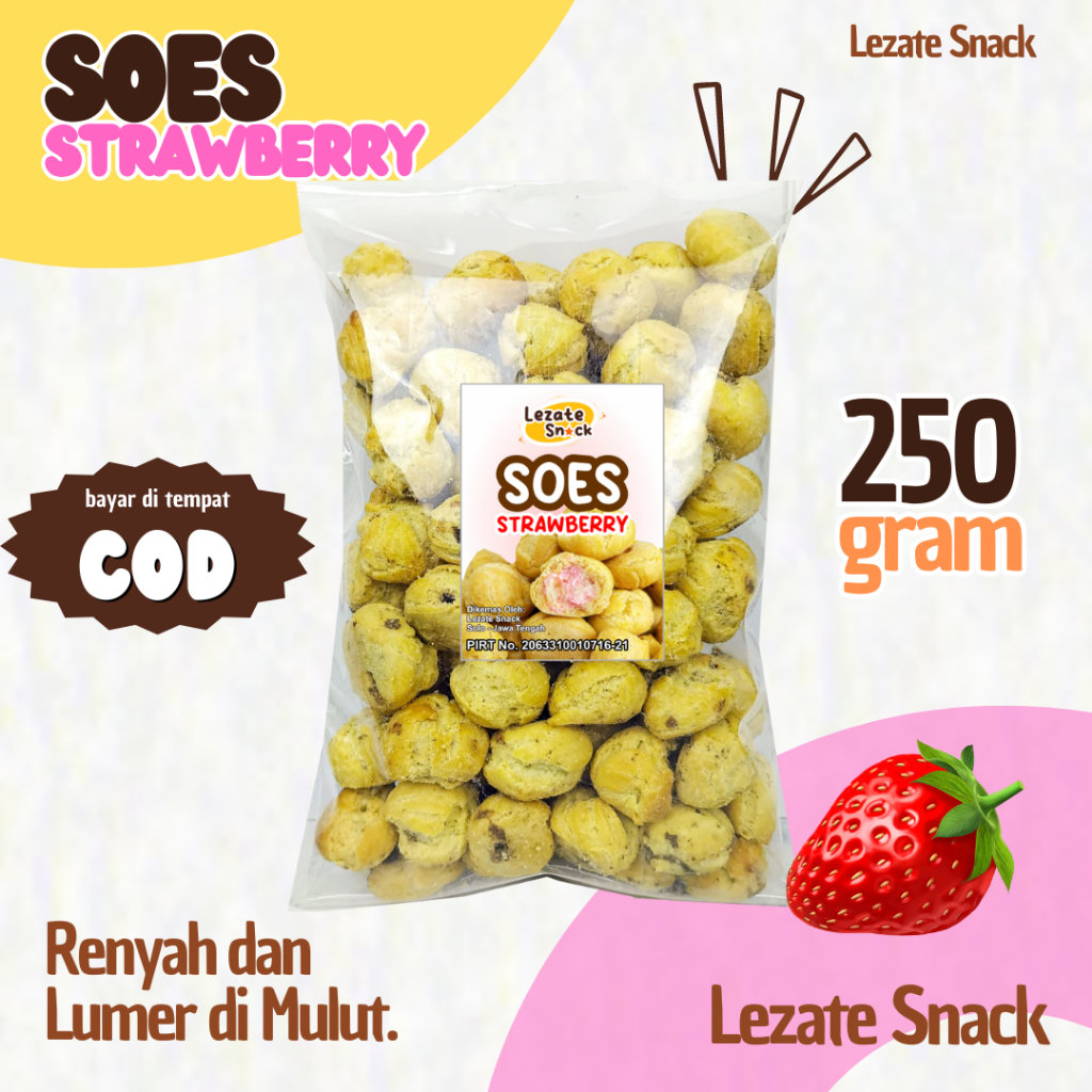 Soes Chocolate Sogan 250gr Assorted Fillings Of Strawberry Blueberry ...