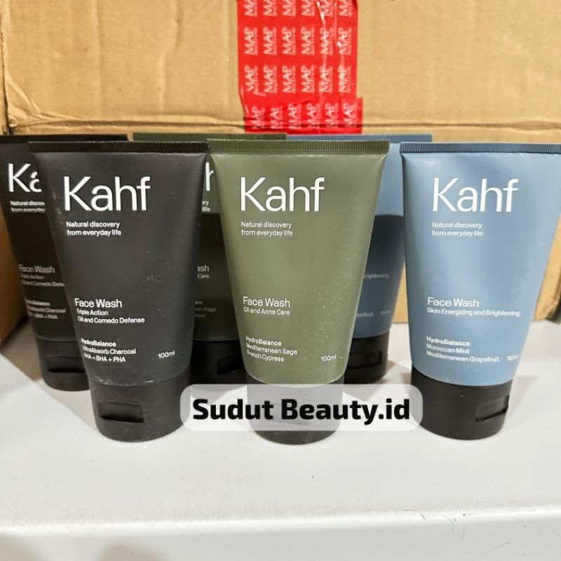 Kahf Face Wash 100ml / Men's Facial Soap | Shopee Malaysia