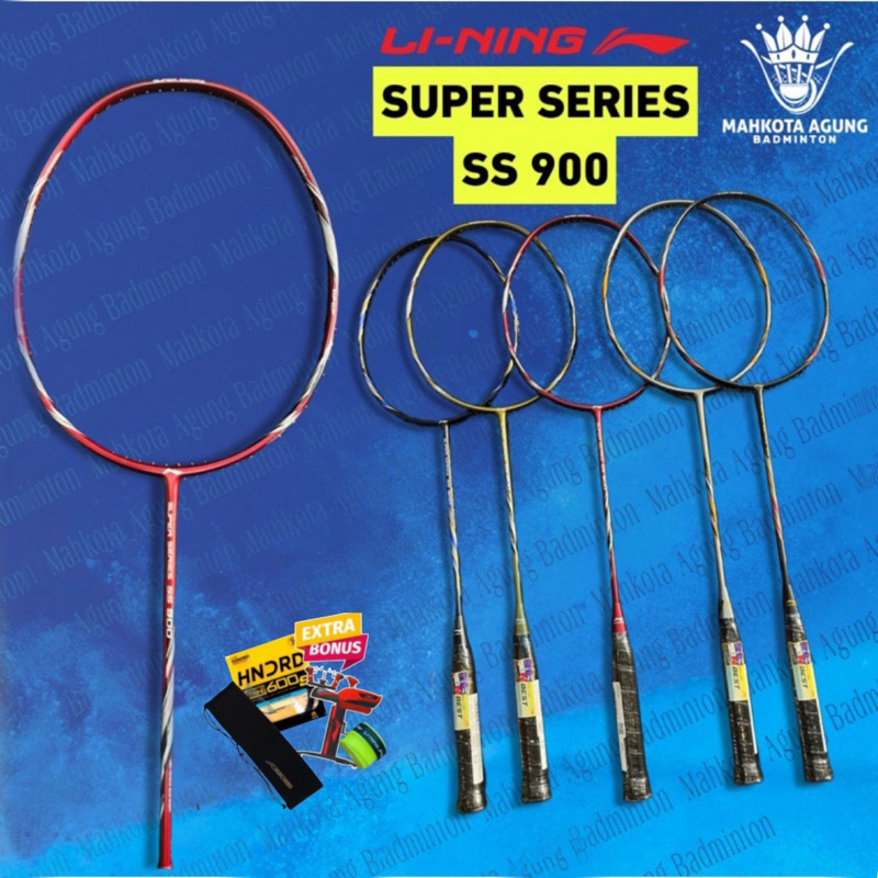 ORIGINAL LINING SUPER SERIES SS 900 BADMINTON Racket Complete with FREE ...