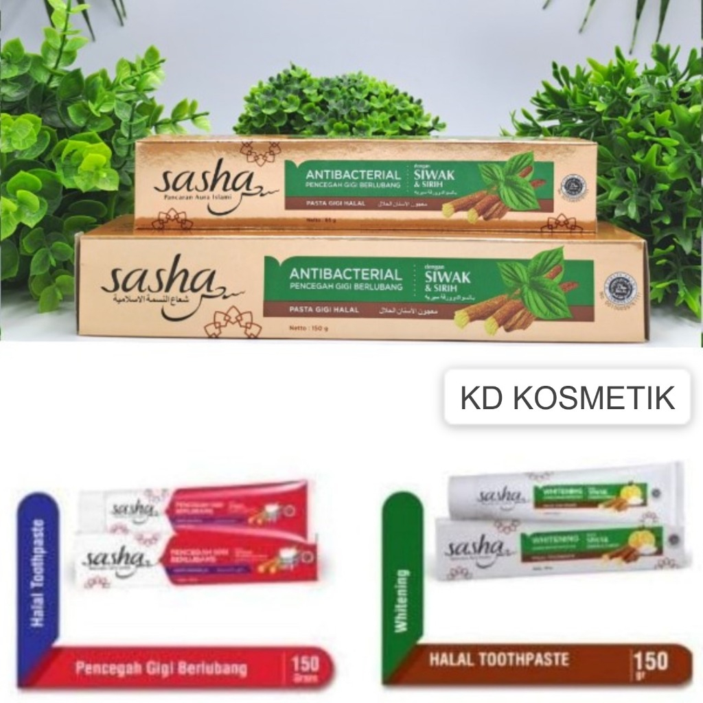 Sasha Siwak toothpaste 150gr | Shopee Malaysia