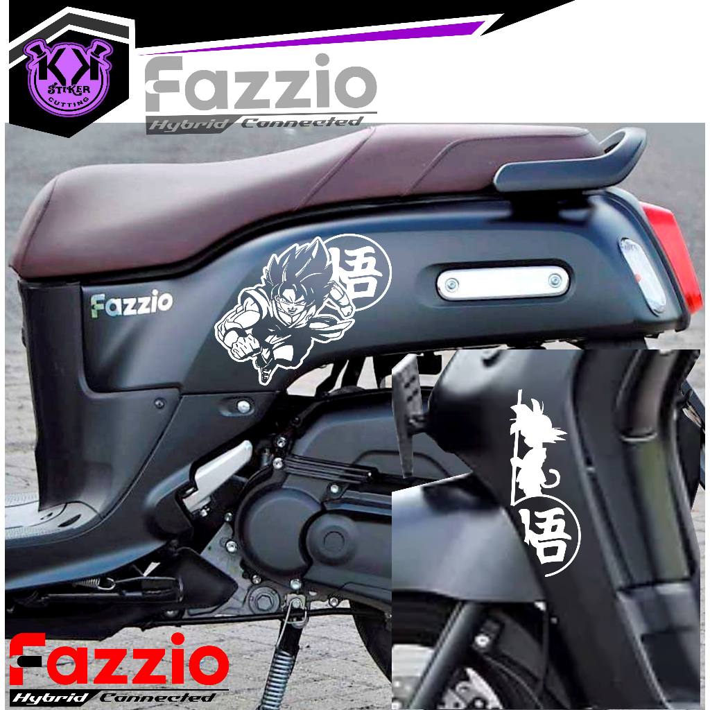 Sc.407a/ FAZZIO STRIPING/ GOKU Cartoon Sticker/LOGO Sticker/ FAZZIO ...